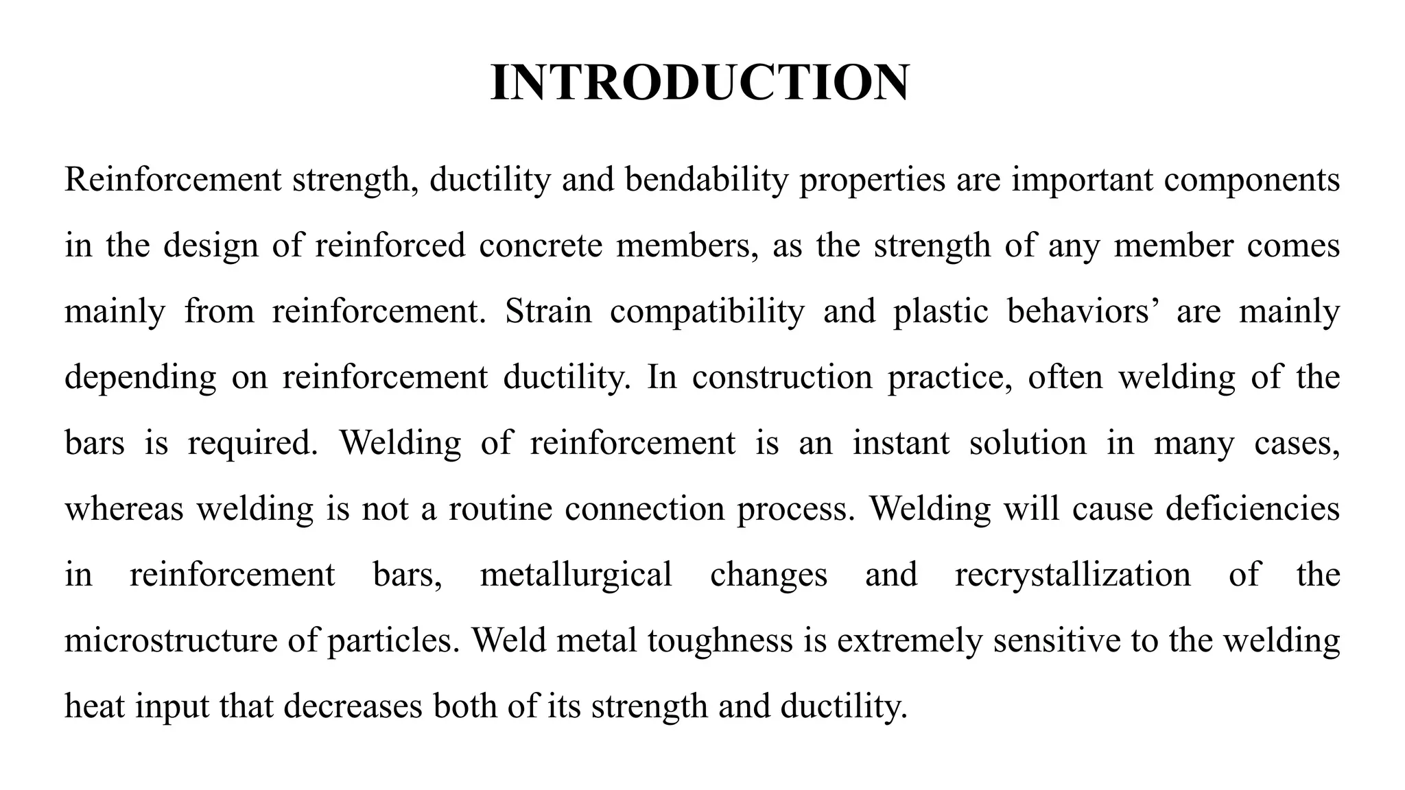 Established a relationship between weld splice length and diameter of ...