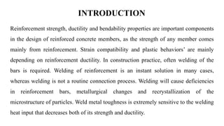 Established a relationship between weld splice length and diameter of ...