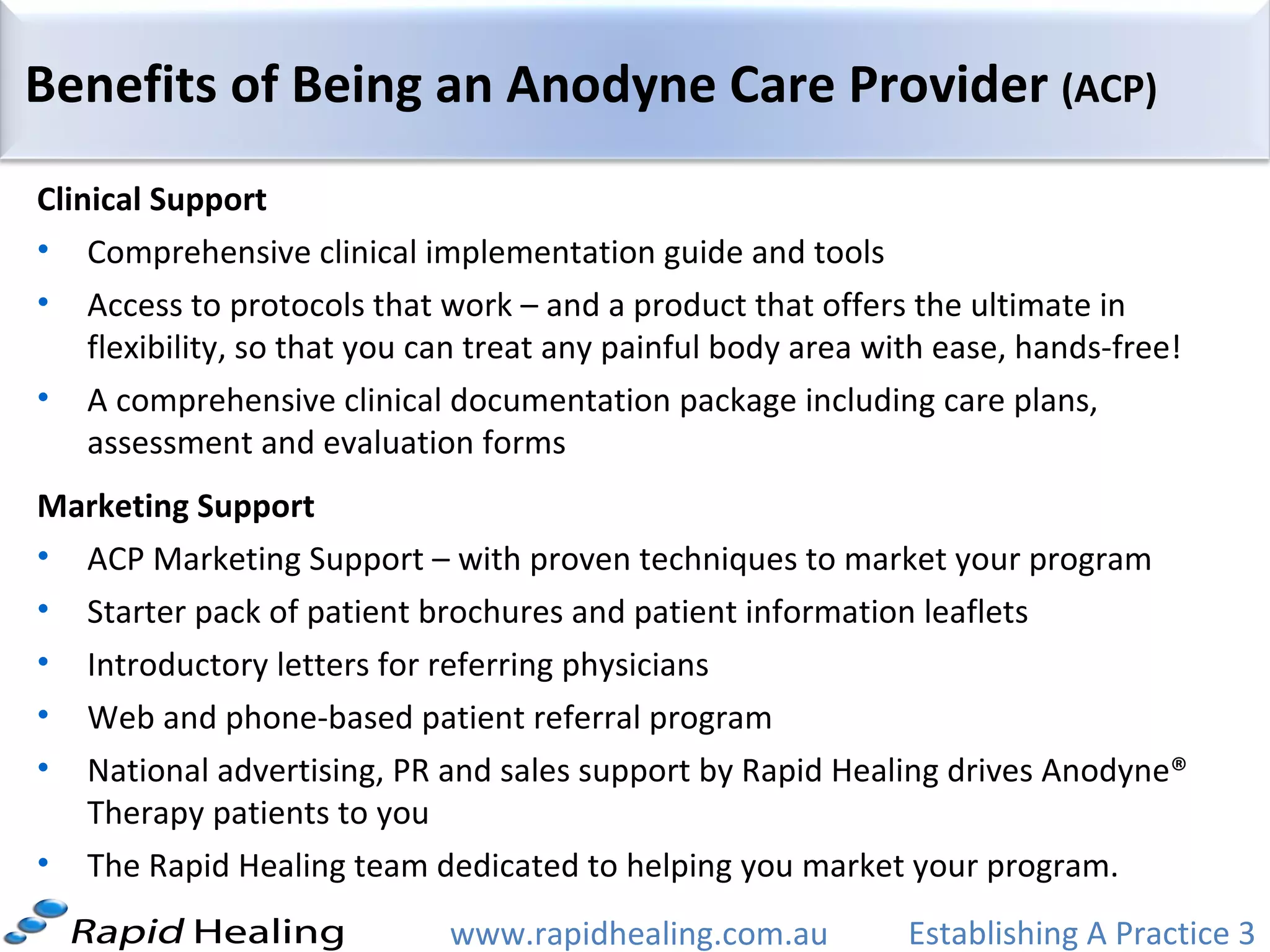 Establishing An Anodyne® Therapy Practice | PPS