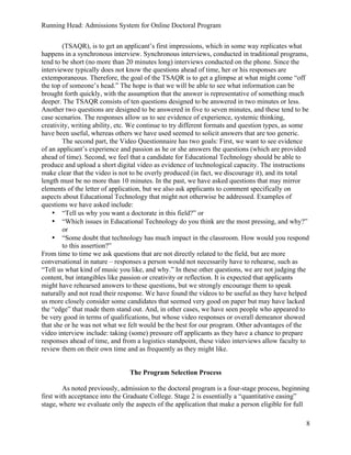 Establishing an equitable and fair admissions system | PDF