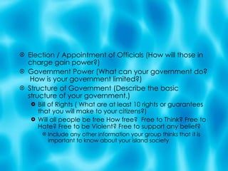 Establishing a government_simulation | PPT