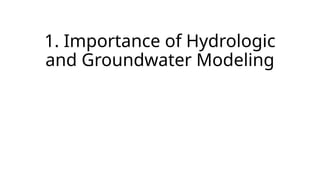 Establishing a hydrologic Modeling Lab at HU.pptx | Free Download