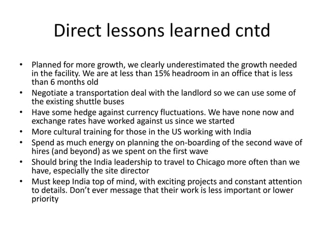 Establishing an offshore development center ver4d | PPTX