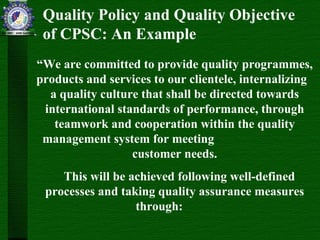 Establishing A Qms Ppt2 | PPT