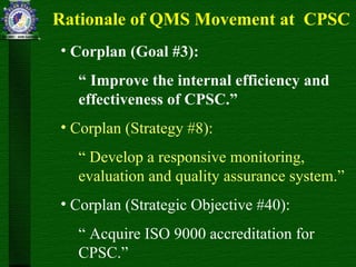 Establishing A Qms Ppt2 | PPT