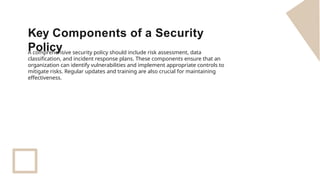 Establishing a Robust Information Security Policy Best Practices and ...