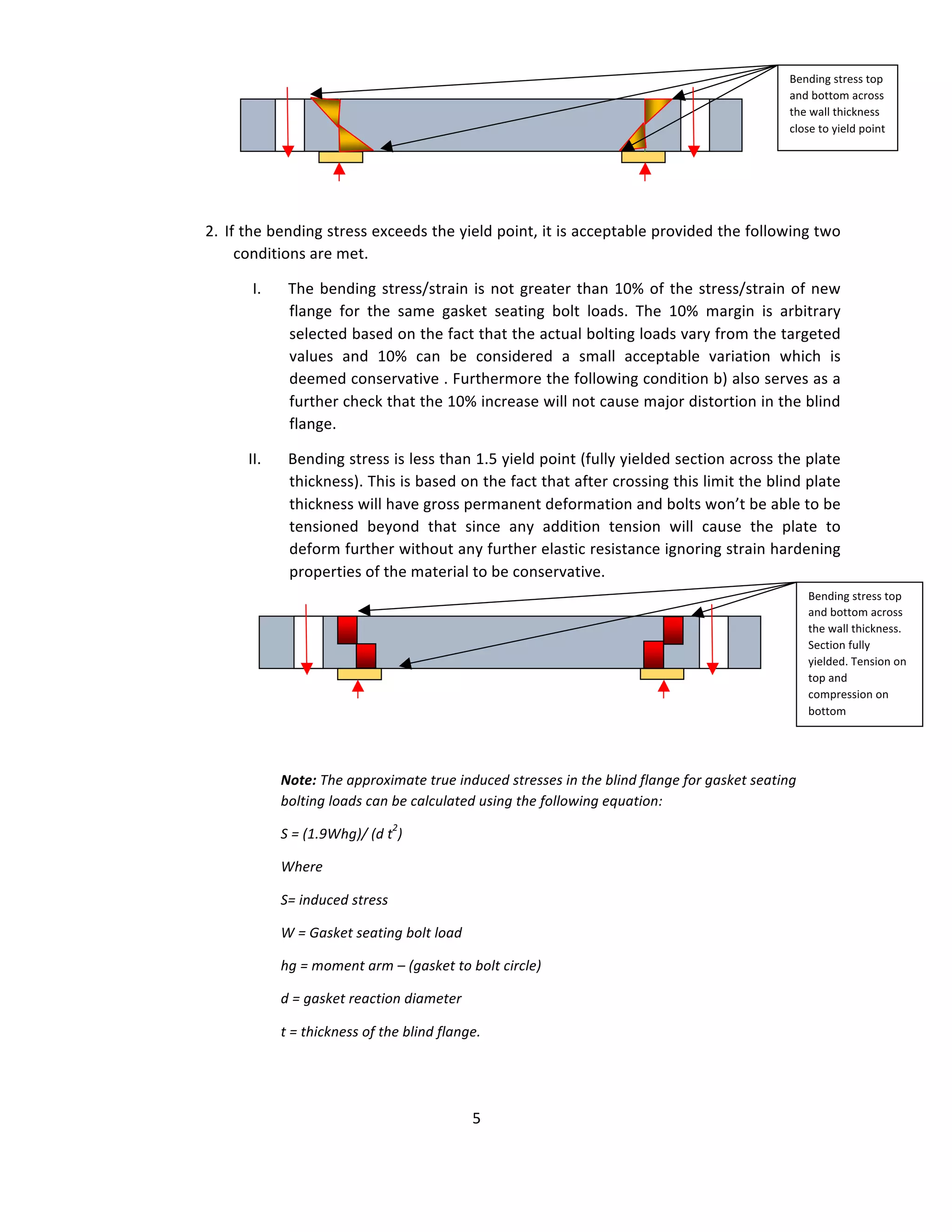 Establishing asme b16.5 blind flanges ratings for reduced thicknesses | PDF