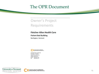 Establishing a Solid Project Foundation - The Inclusive OPR Process | PPT