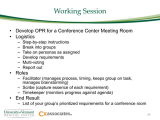 Establishing a Solid Project Foundation - The Inclusive OPR Process | PPTX