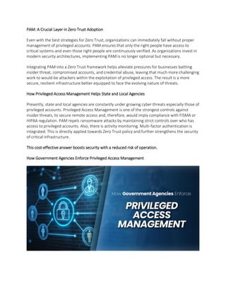 Establishing a Zero Trust Framework Why Privileged Access Management ...