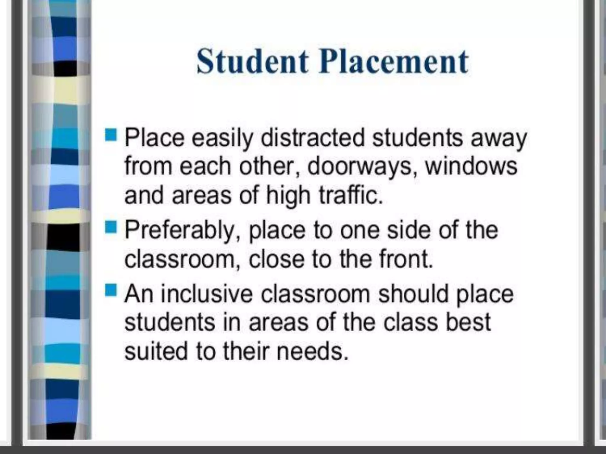 Establishing effective learning environment | PPT