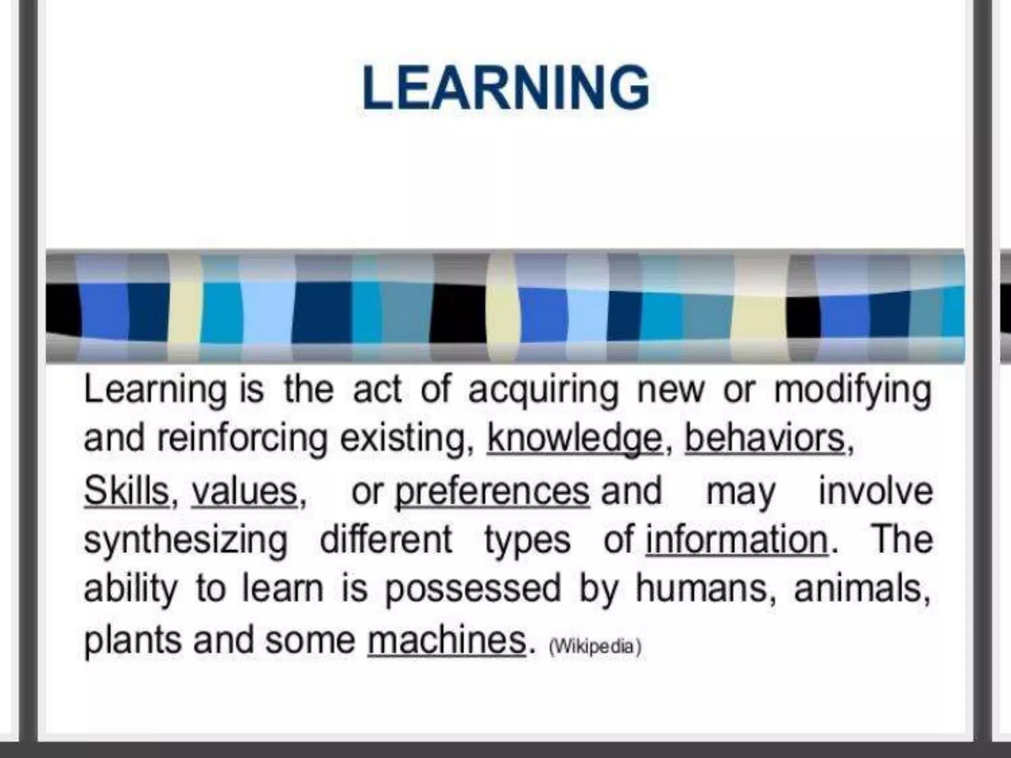 Establishing effective learning environment | PPT