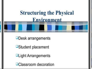 Establishing effective learning environment | PPT