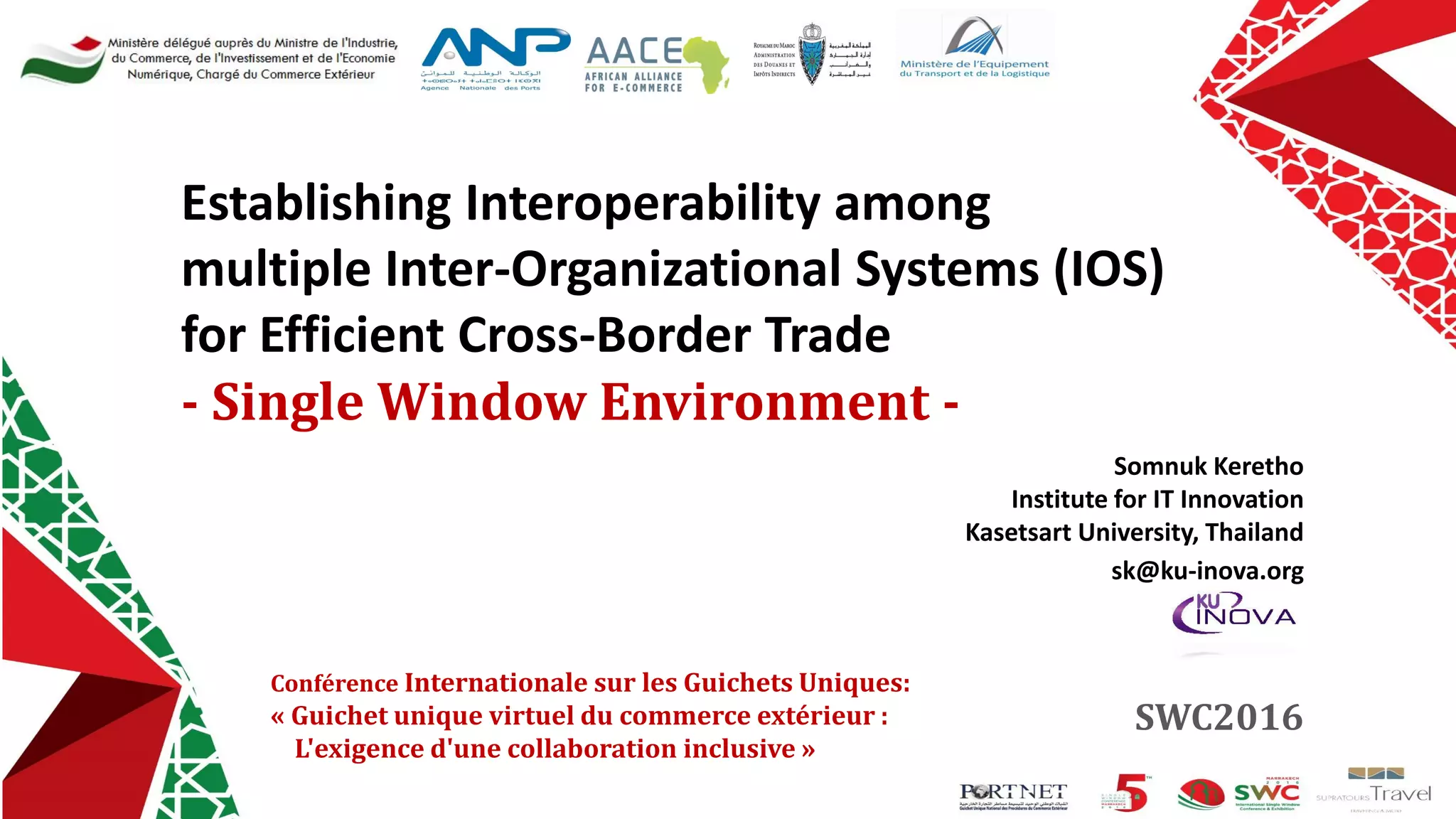 Establishing Inter-operability among Multiple Inter-Organizational ...