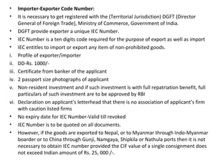 Establishing of export firm | PPT