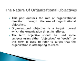 Establishing organizational direction | PPTX