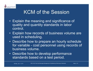 Establishing performance standards | PDF