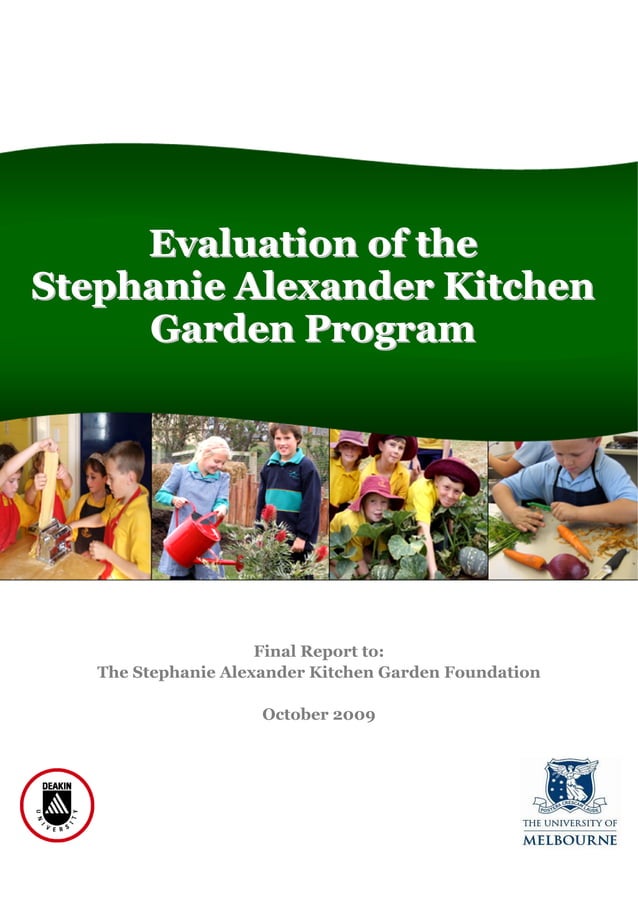 Stephanie Alexander Kitchen Garden Program | PDF
