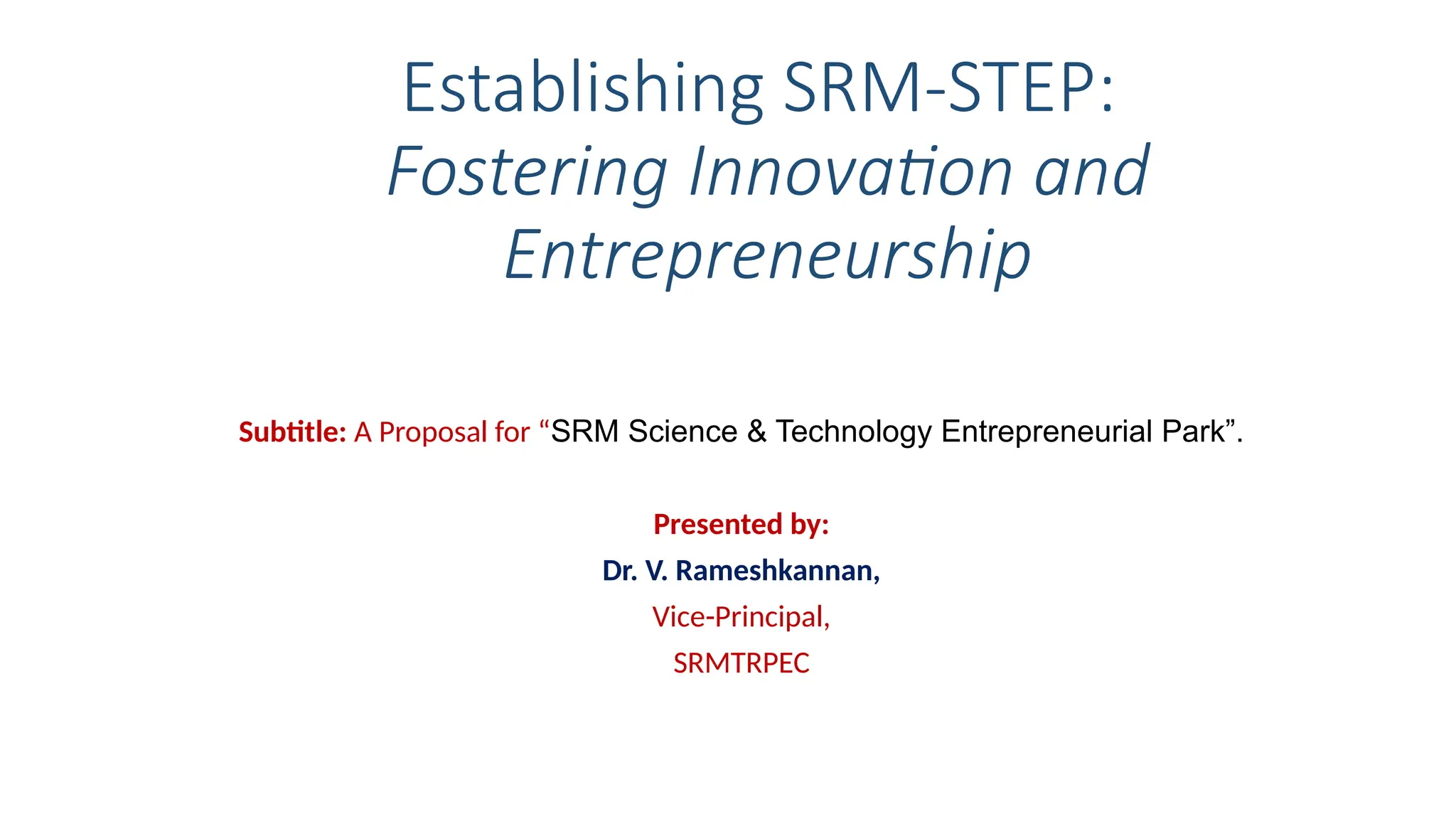 Establishing SRM-Step for students benefit .pptx