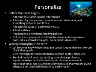 Establishing teacher presence | PPTX | Undergraduate Education | College Education