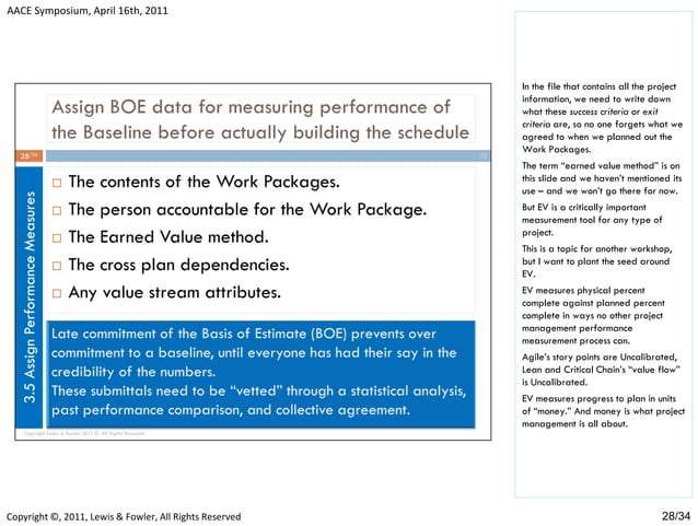 Establishing the performance measurement baseline (v4) | PPT