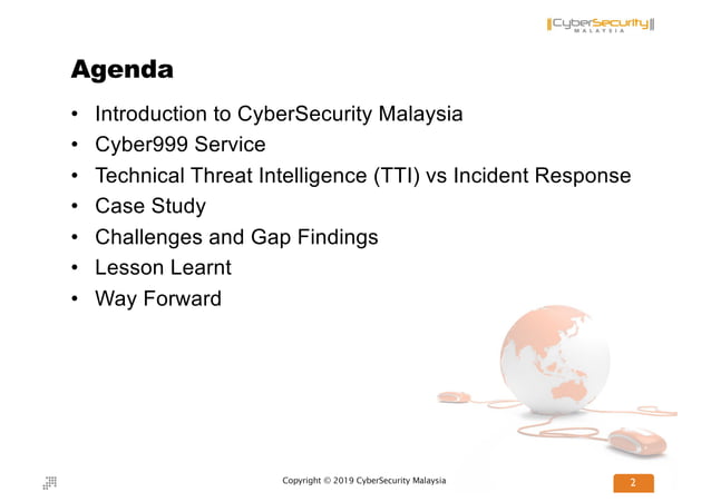 Establishment of Threat Intel into Incident Response | PPT