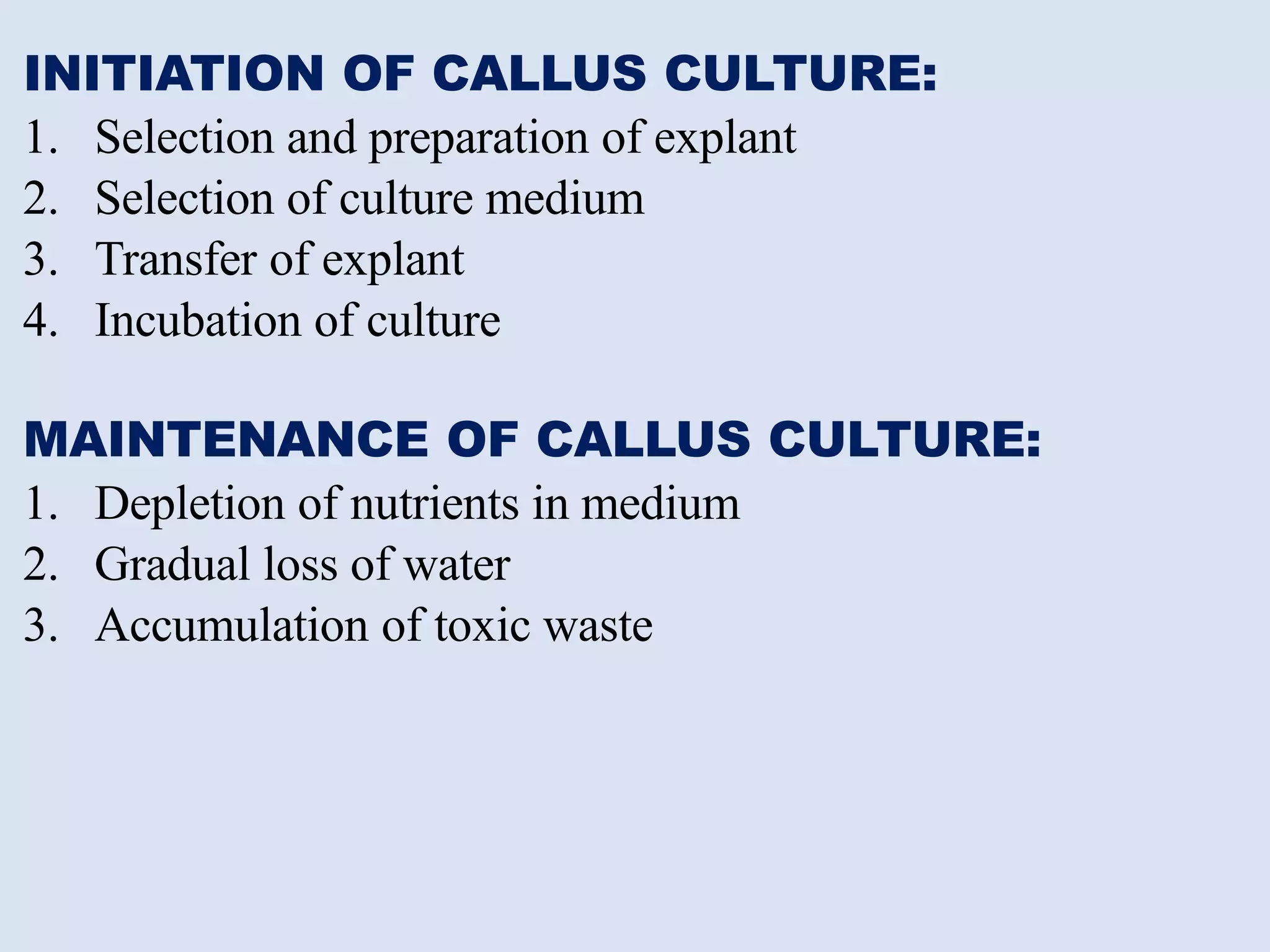 Establishment and maintenance of callus and suspension culture.pptx