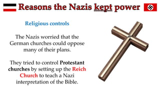 Reasons the Nazis kept power - Establishment of a totalitarian state | PPTX
