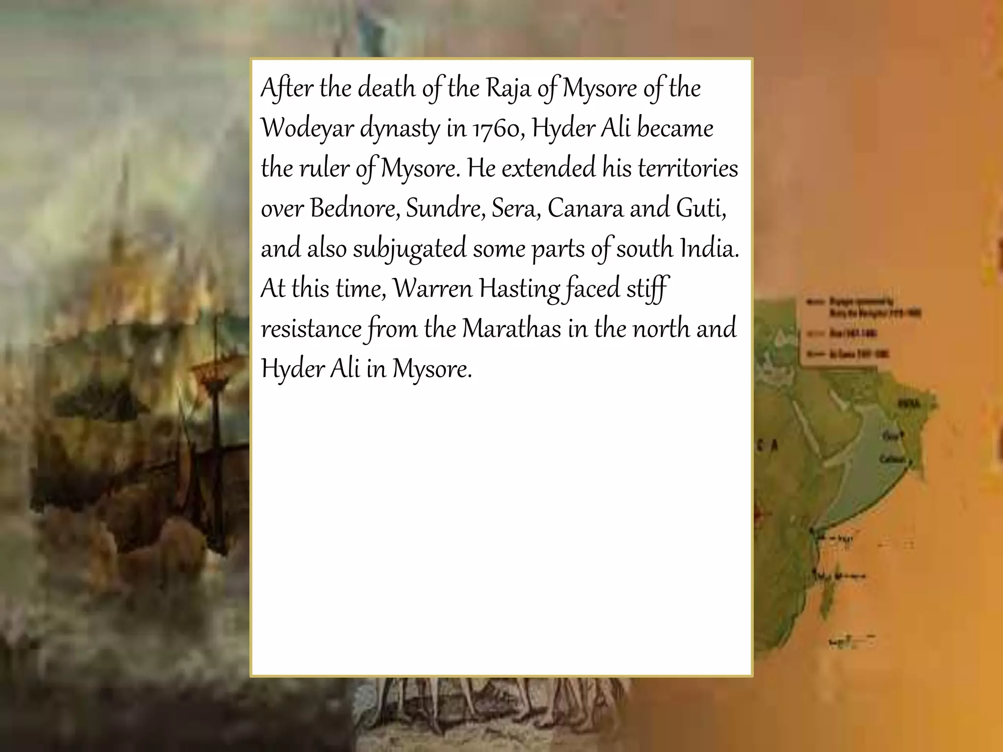 Establishment of company rule in india | PPTX