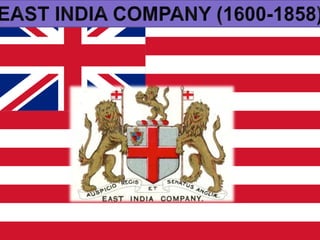 Establishment of company rule in india | PPTX