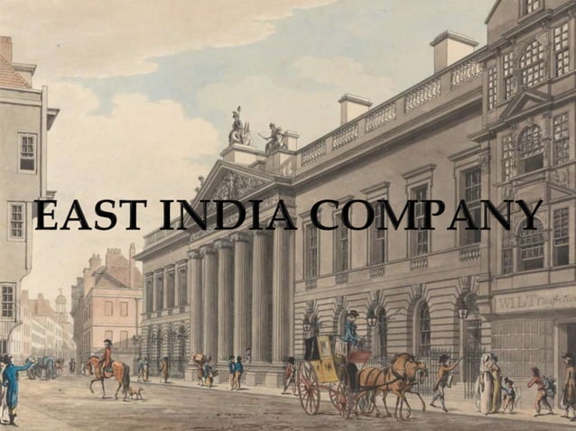 Establishment of company rule in india | PPTX