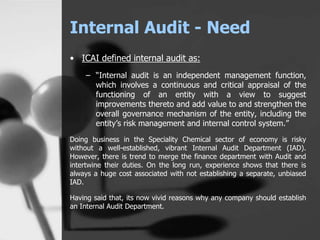 Steps for setting up Internal Audit Function / Department in Small ...