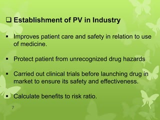 ESTABLISHMENT OF PHARMACOVIGILANCE (Clinical Research ...