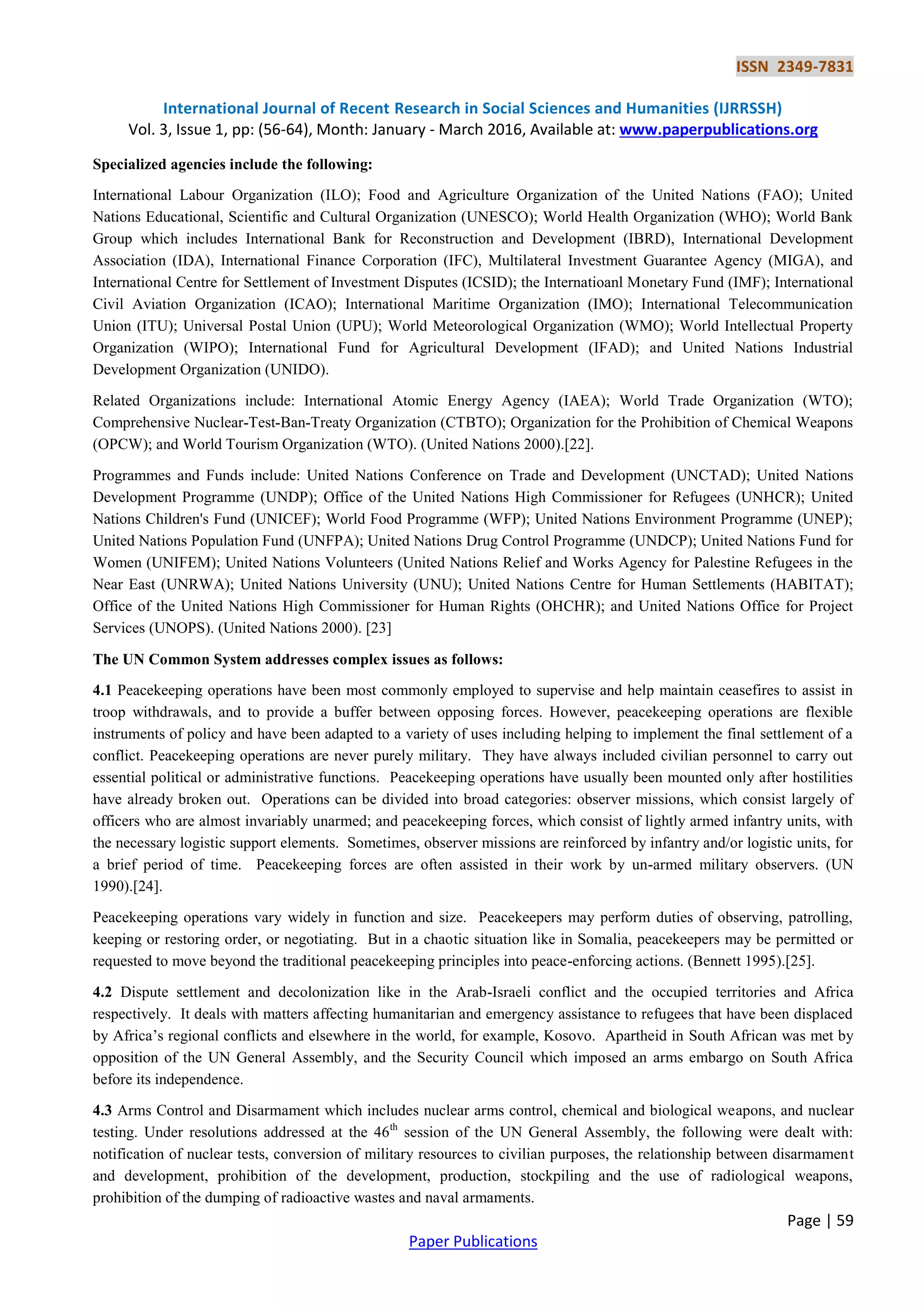 ESTABLISHMENT OF THE UNITED NATIONS ORGANIZATION | PDF