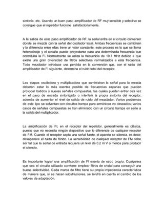 Estación repetidora definicion | DOCX