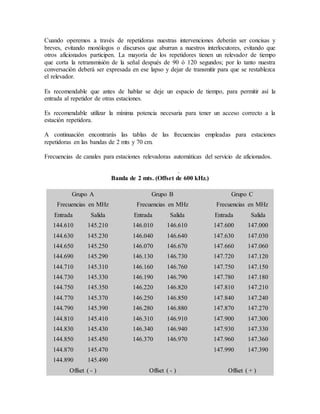 Estación repetidora definicion | DOCX