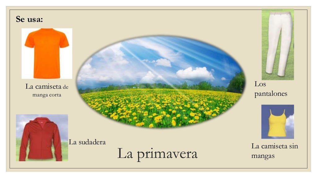 Estaciones del año y la ropa