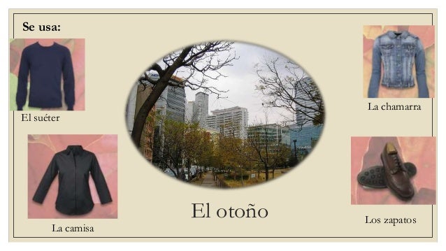 Estaciones del año y la ropa