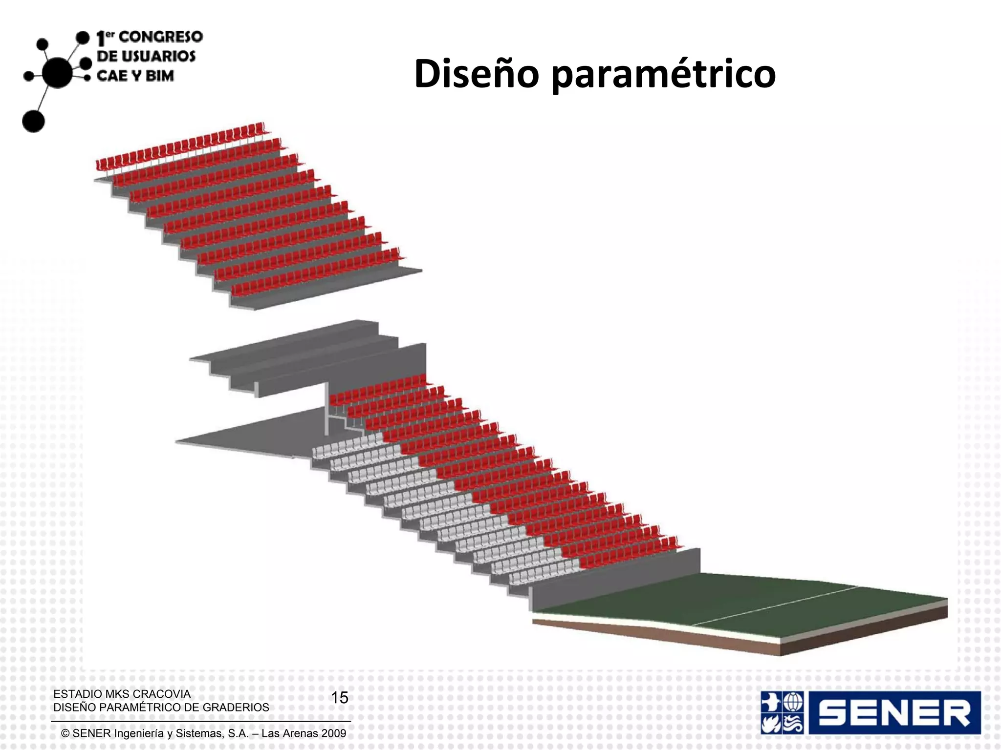 Diseño Paramétrico de graderios en REVIT. Estadio MKS Cracovia | PDF