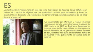 Estadios Tanner, resumen, tratamiento, tipos, | PPTX