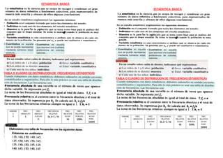 ESTADISTICA aplicada con datos agrupados - mètodo de sturges | DOCX