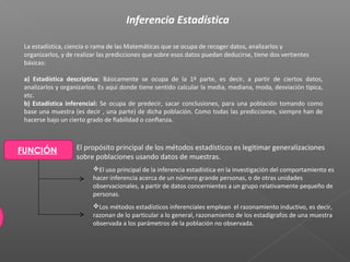 INFERENCIA ESTADISTICA | PPT