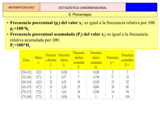 Estadistica 3º ESO | PPT