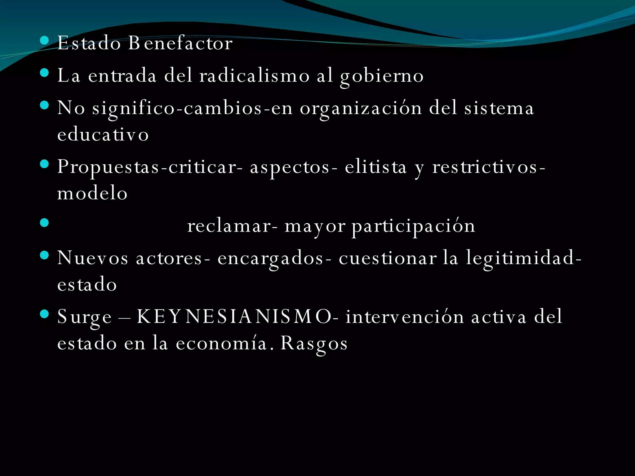 Estado Benefactor | PPT