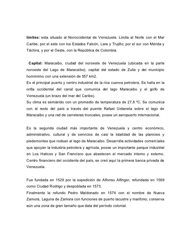 Himno del estado Zulia - Imagui