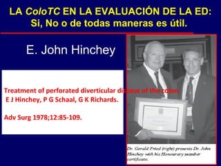 Estado actual de la colo tc en el paciente con ed | PPT