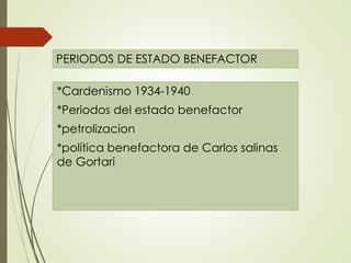 Estado benefactor | PPTX