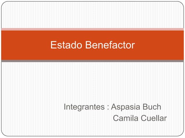 Estado benefactor | PPT