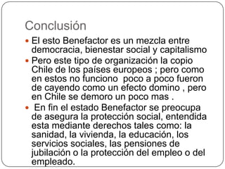 Estado benefactor | PPTX
