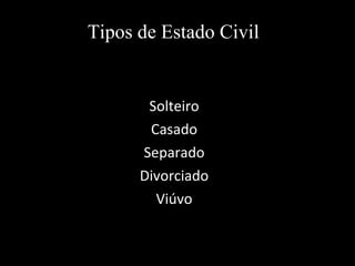 Estado Civil | PPT